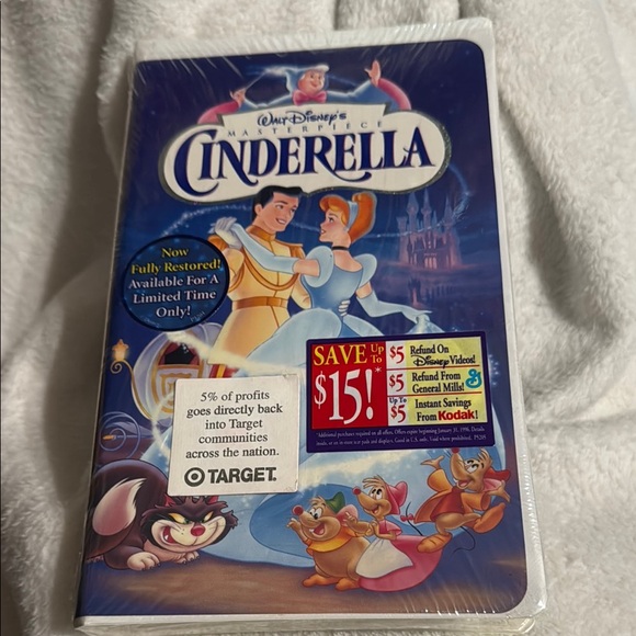 Other | Rare New And Sealed Walt Disneys Cinderella Vhs | Poshmark